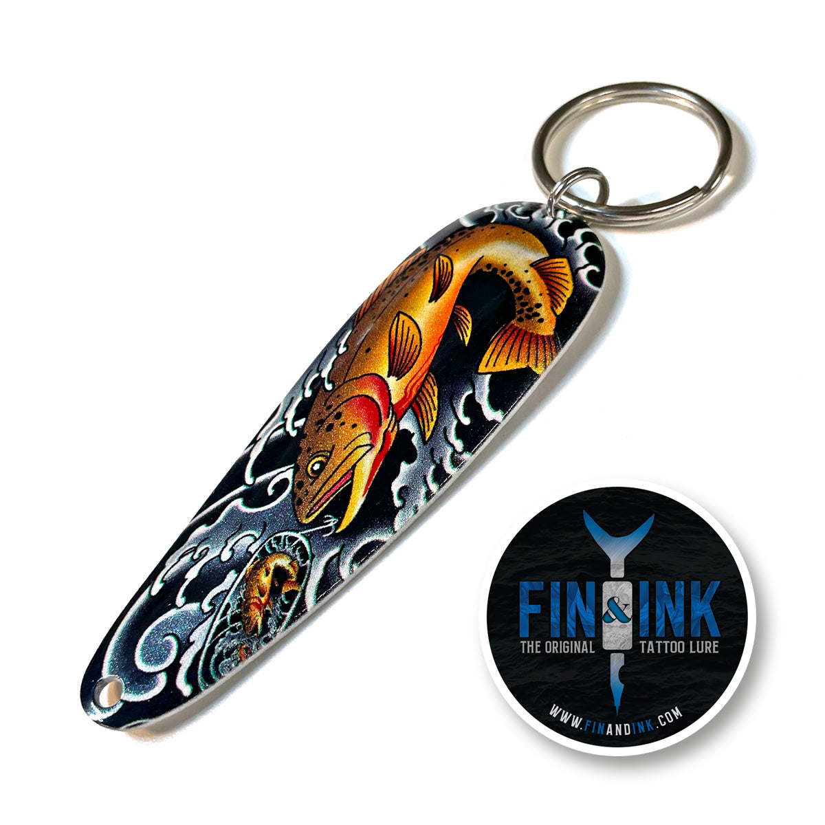 The Troutception - Keychain – Fin & Ink Lures